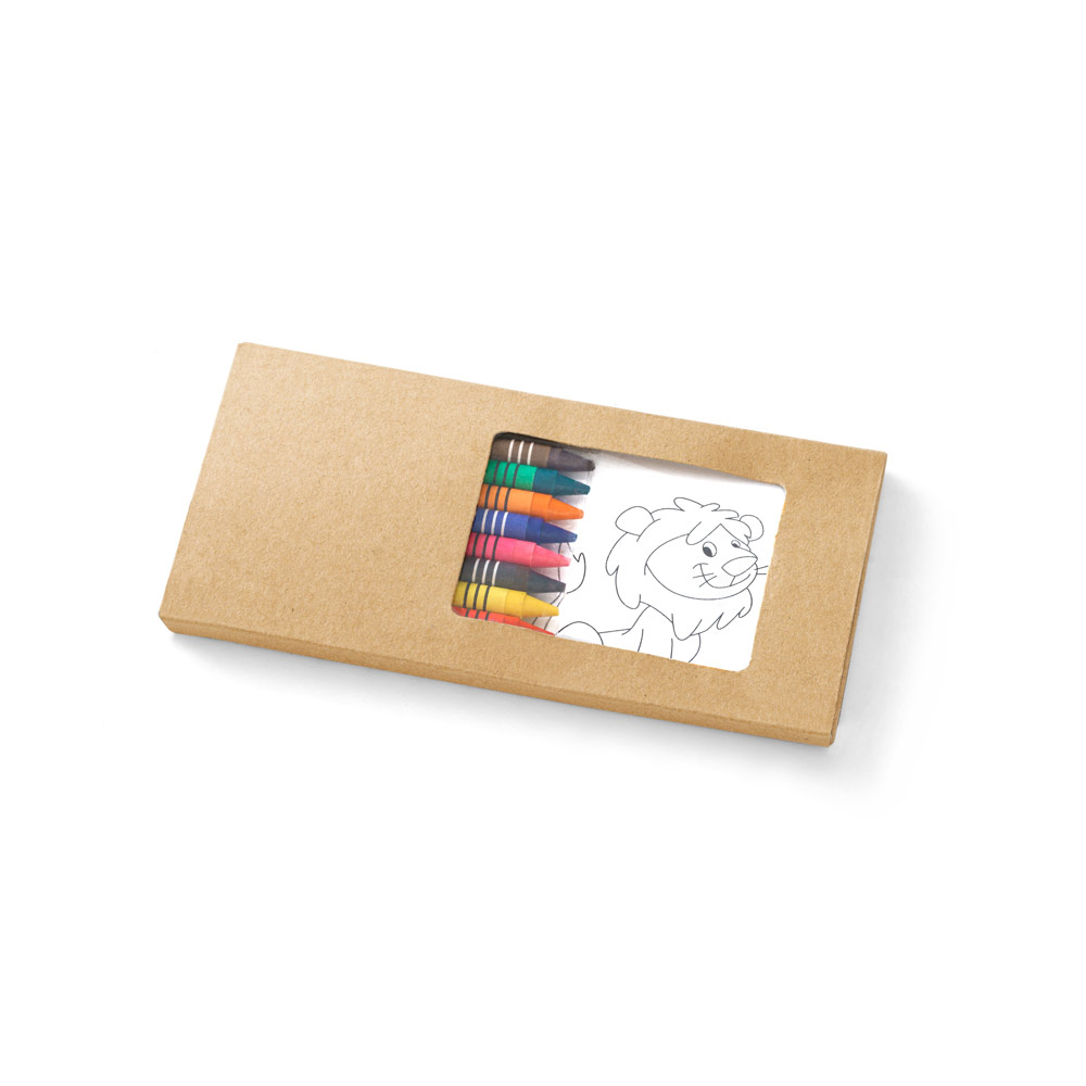 Juego de colorear con ceras y tarjetas - 0.65 € 🎨🖍️